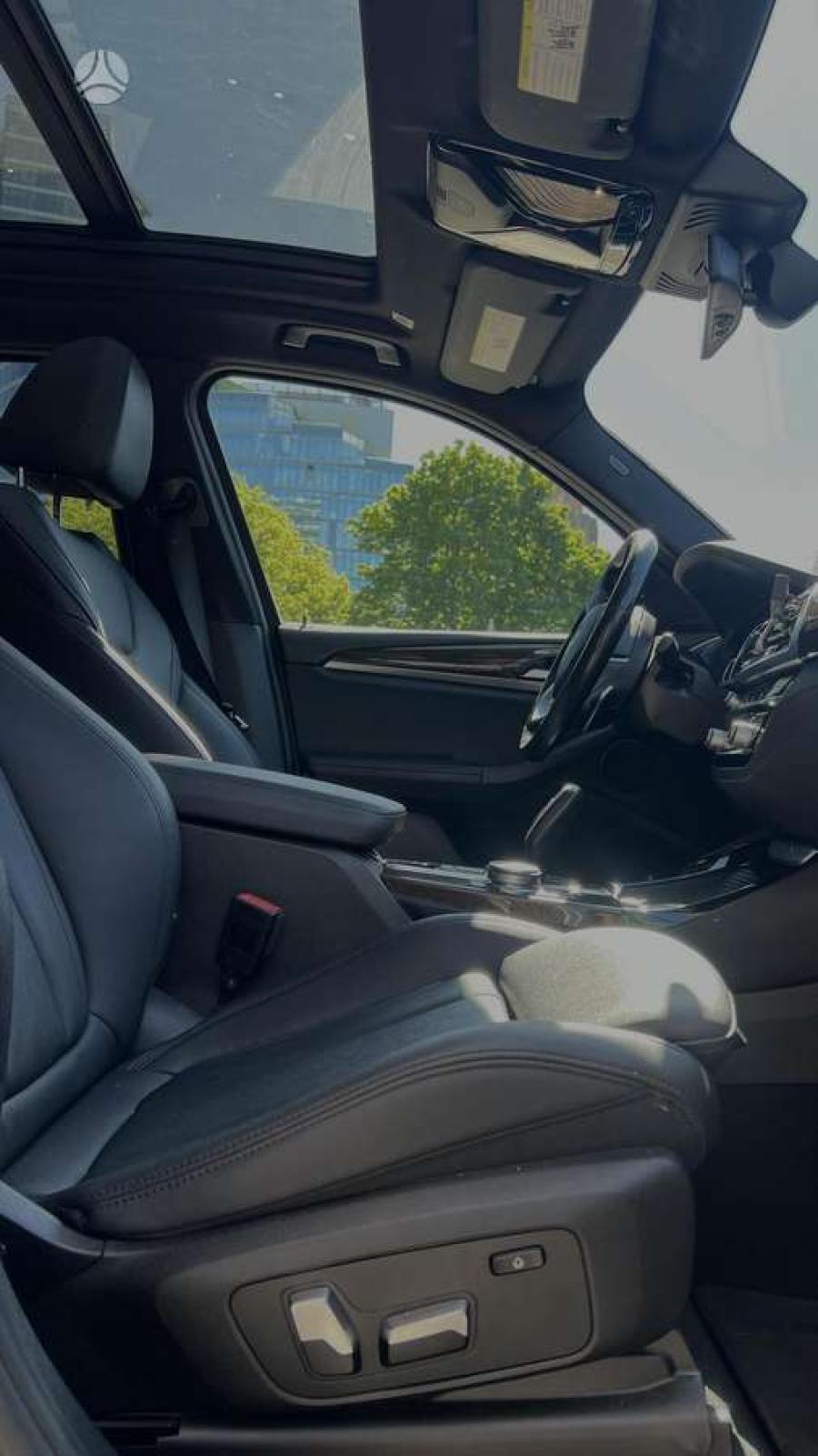 Black BMW X3 2018 in Vilnius, with an engine capacity of 2.00 L and mileage of 168 thousand km for 23900 €, photo 4 on AUTOMOTO.COM.LV