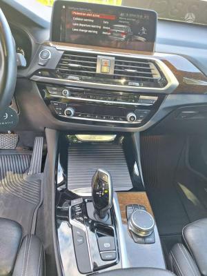 Black BMW X3 2018 in Kaunas, with an engine capacity of 2.00 L and mileage of 64 thousand km for 23500 €, photo 19 on AUTOMOTO.COM.LV