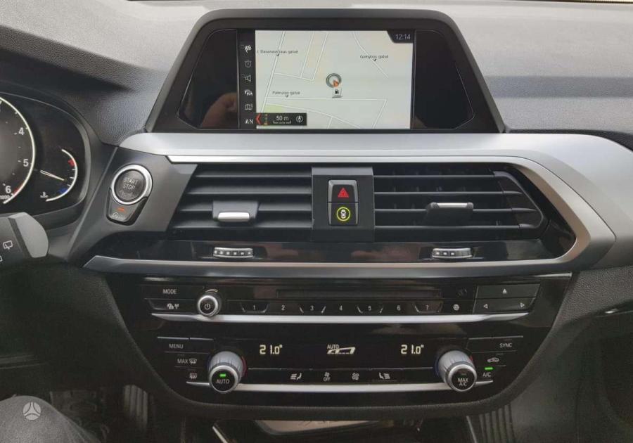 Black BMW X3 2018 in Siauliai, with an engine capacity of 2.00 L and mileage of 185 thousand km for 16800 €, photo 16 on AUTOMOTO.COM.LV
