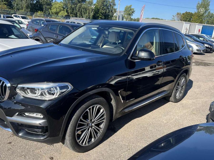Melns BMW X3 2018 Panevēža, ar dzinēja tilpumu 2.00 L un nobraukumu 224 tūkst. km par 17908 €, foto 4 vietnē AUTOMOTO.COM.LV
