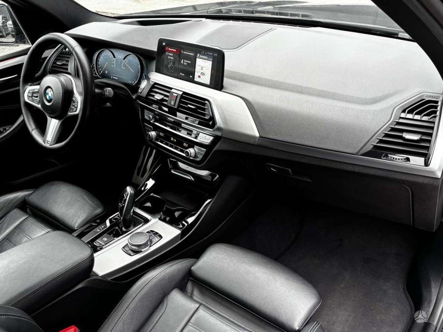 Черный БМВ Х3 2018 в Утена, объемом двигателя 3.00 л и пробегом 312 тыс. км за 18950 €, фото 20 на AUTOMOTO.COM.LV