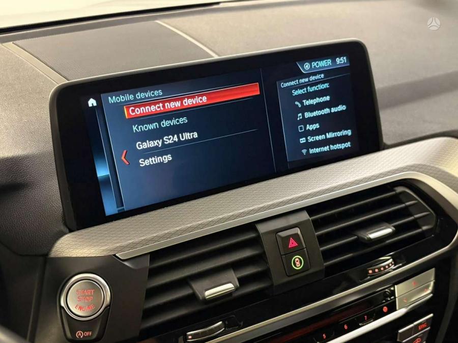Melns BMW X3 2018 Marijampole, ar dzinēja tilpumu 2.99 L un nobraukumu 274 tūkst. km par 21750 €, foto 18 vietnē AUTOMOTO.COM.LV
