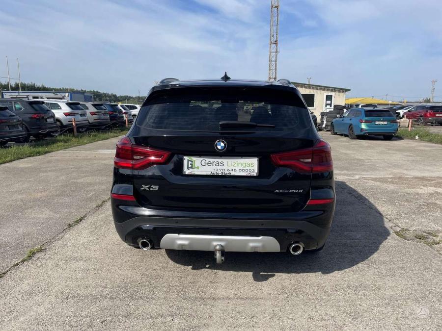 Melns BMW X3 2018 Viļņa, ar dzinēja tilpumu 2.00 L un nobraukumu 186 tūkst. km par 19500 €, foto 6 vietnē AUTOMOTO.COM.LV