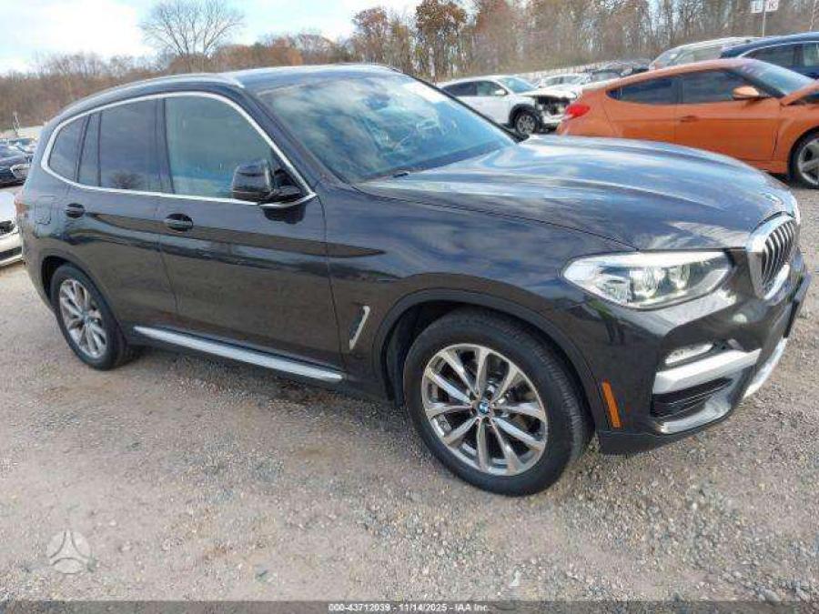 Black BMW X3 2019 in Klaipeda, with an engine capacity of 2.00 L and mileage of 62 thousand km for 11600 €, photo 1 on AUTOMOTO.COM.LV