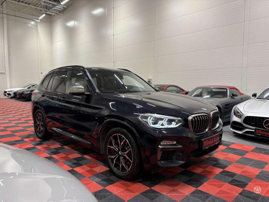 Black BMW X3 2019 in Vilnius, with an engine capacity of 2.99 L and mileage of 150 thousand km for 32990 €, photo 3 on AUTOMOTO.COM.LV
