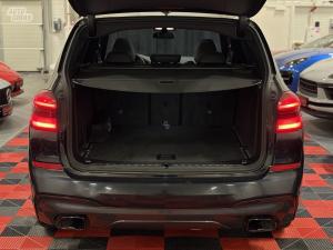 Black BMW X3 2019 in Vilnius, with an engine capacity of 3.00 L and mileage of 150 thousand km for 32990 €, photo 31 on AUTOMOTO.COM.LV