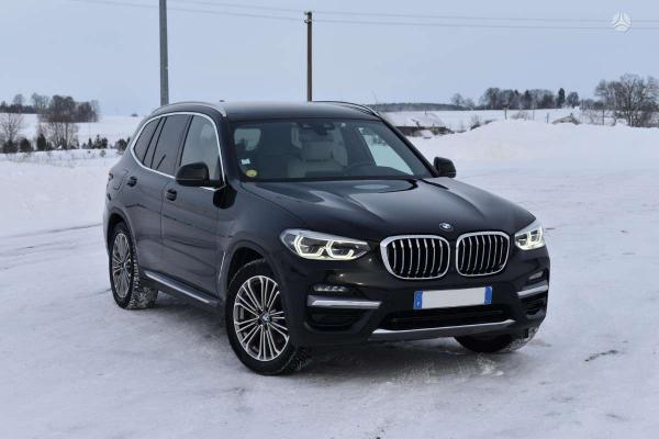 Melns BMW X3 2019 Tauragė, ar dzinēja tilpumu 2.00 L un nobraukumu 210 tūkst. km par 21300 €, foto 1 vietnē AUTOMOTO.COM.LV