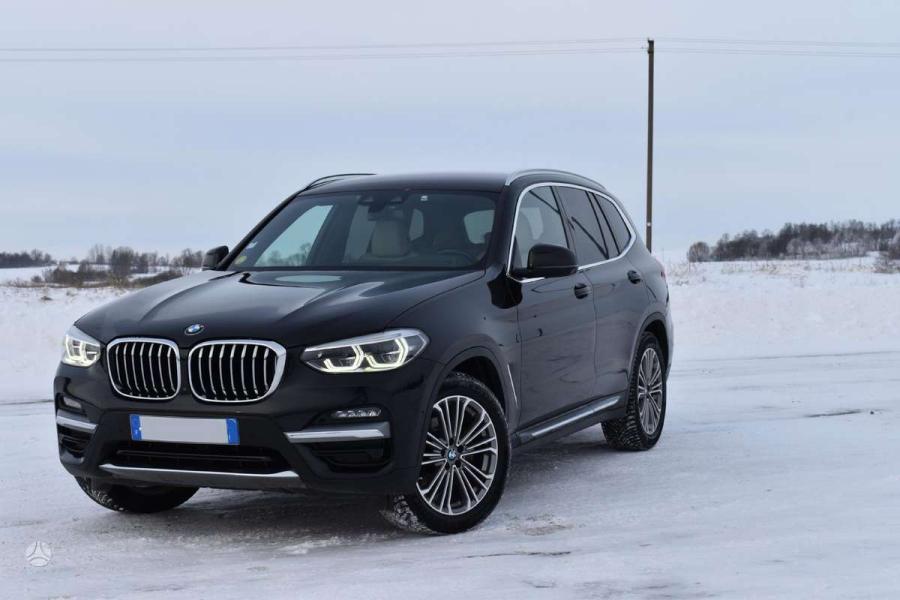 Melns BMW X3 2019 Tauragė, ar dzinēja tilpumu 2.00 L un nobraukumu 210 tūkst. km par 21300 €, foto 3 vietnē AUTOMOTO.COM.LV