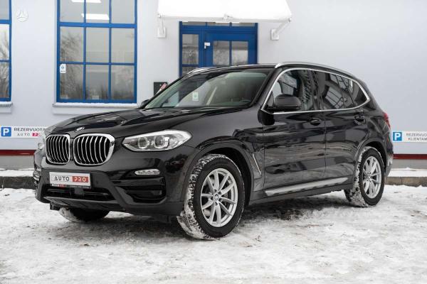 Black BMW X3 2019 in Vilnius, with an engine capacity of 2.99 L and mileage of 212 thousand km for 23200 €, photo 1 on AUTOMOTO.COM.LV