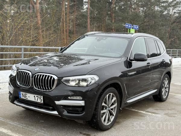 Black BMW X3 2019 in Riga, with an engine capacity of 2.00 L and mileage of 116 thousand km for 21500 €, photo 1 on AUTOMOTO.COM.LV
