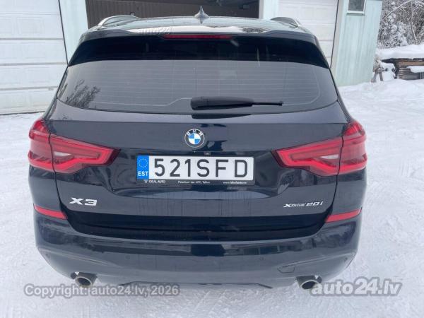 Black BMW X3 2019 in Tallinn, with an engine capacity of 2.00 L and mileage of 102 thousand km for 29900 €, photo 6 on AUTOMOTO.COM.LV