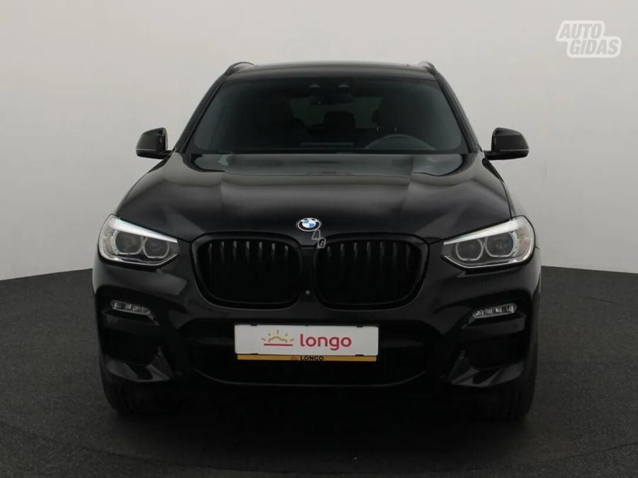 Black BMW X3 2019 in Vilnius, with an engine capacity of 2.00 L and mileage of 146 thousand km for 27399 €, photo 4 on AUTOMOTO.COM.LV