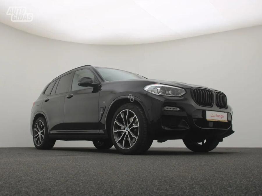 Black BMW X3 2019 in Vilnius, with an engine capacity of 2.00 L and mileage of 146 thousand km for 27399 €, photo 12 on AUTOMOTO.COM.LV