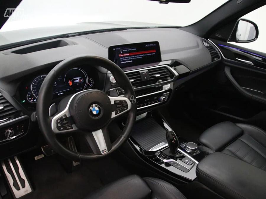 Black BMW X3 2019 in Vilnius, with an engine capacity of 2.00 L and mileage of 146 thousand km for 27399 €, photo 17 on AUTOMOTO.COM.LV