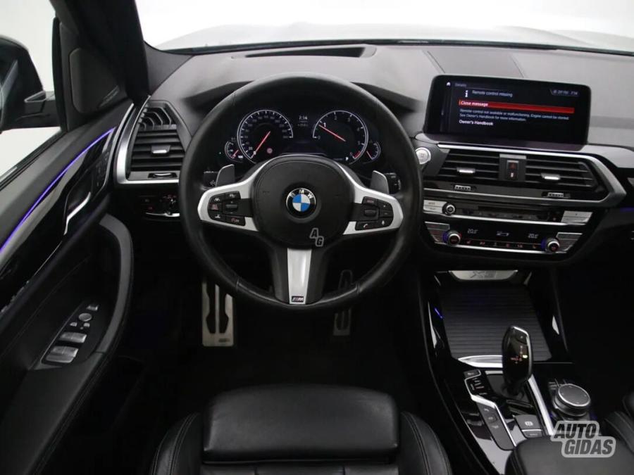 Black BMW X3 2019 in Vilnius, with an engine capacity of 2.00 L and mileage of 146 thousand km for 27399 €, photo 18 on AUTOMOTO.COM.LV