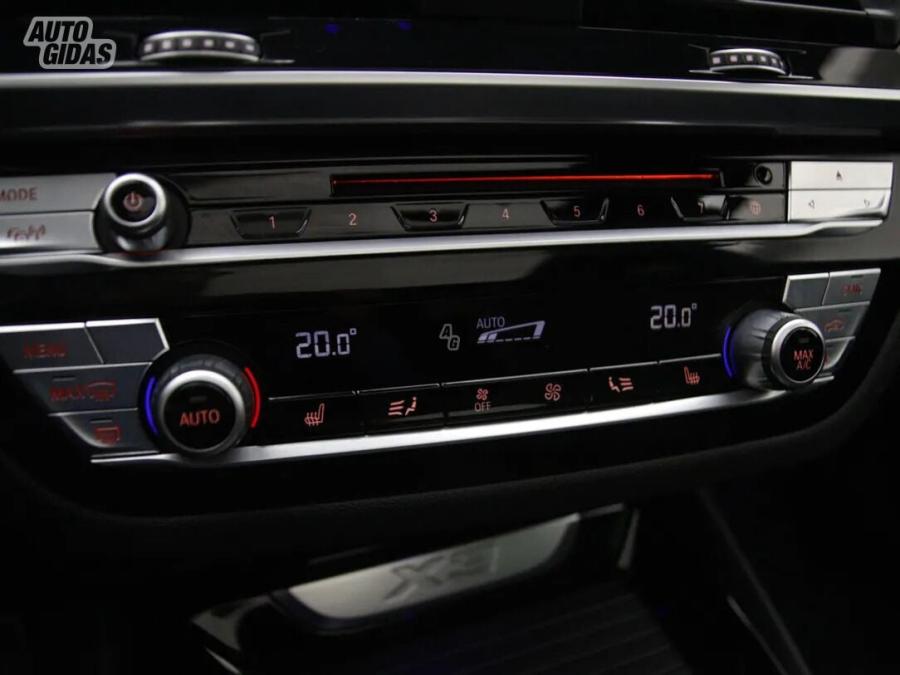 Black BMW X3 2019 in Vilnius, with an engine capacity of 2.00 L and mileage of 146 thousand km for 27399 €, photo 21 on AUTOMOTO.COM.LV