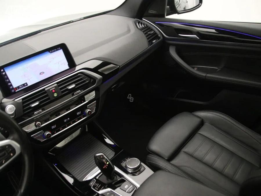 Black BMW X3 2019 in Vilnius, with an engine capacity of 2.00 L and mileage of 146 thousand km for 27399 €, photo 22 on AUTOMOTO.COM.LV