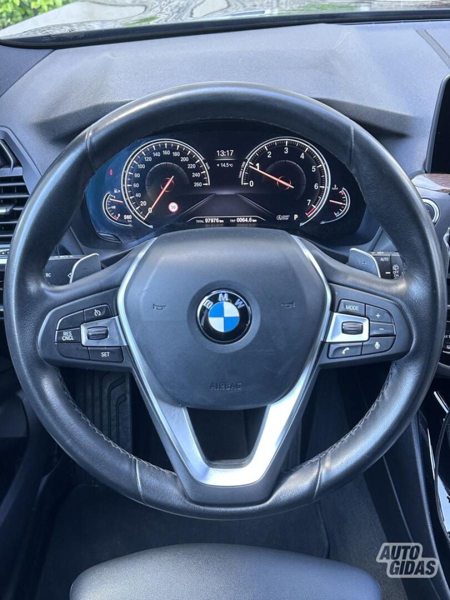 Melns BMW X3 2019 Mažeikiai, ar dzinēja tilpumu 2.00 L un nobraukumu 98 tūkst. km par 29700 €, foto 15 vietnē AUTOMOTO.COM.LV