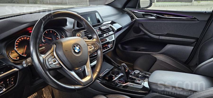 Melns BMW X3 2019 Daugavpils, ar dzinēja tilpumu 2.00 L un nobraukumu 125 tūkst. km par 23000 €, foto 7 vietnē AUTOMOTO.COM.LV