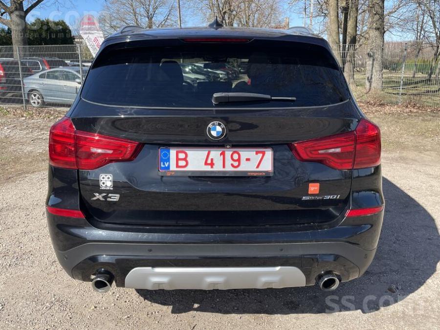 Melns BMW X3 2019 Rīga, ar dzinēja tilpumu 2.00 L un nobraukumu 116 tūkst. km par 18990 €, foto 5 vietnē AUTOMOTO.COM.LV