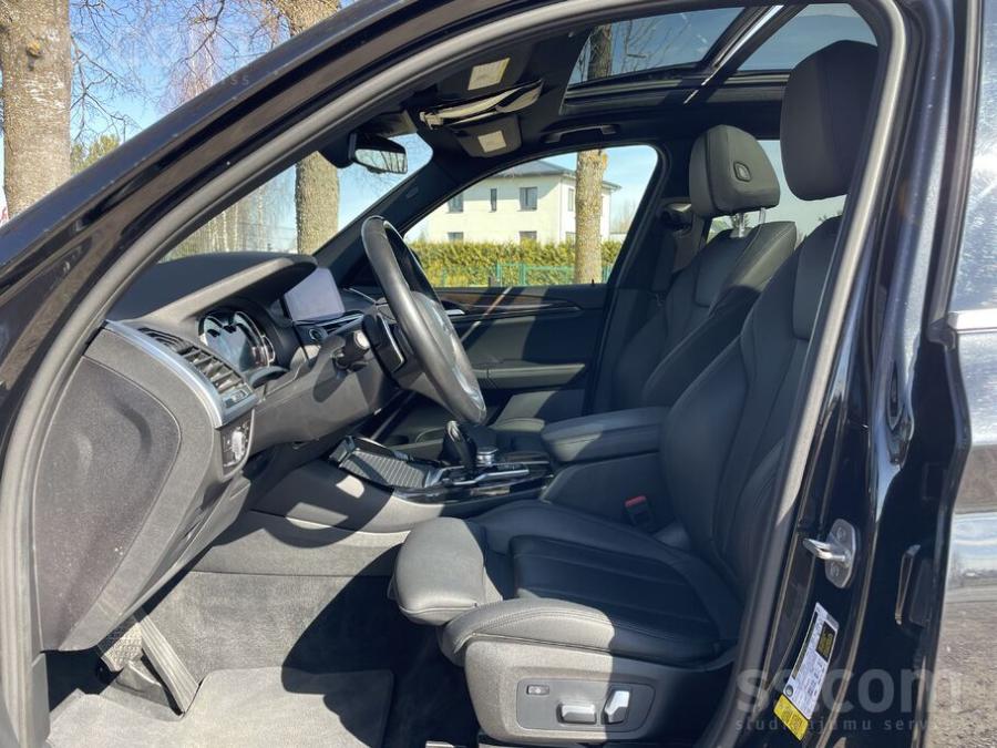 Melns BMW X3 2019 Rīga, ar dzinēja tilpumu 2.00 L un nobraukumu 116 tūkst. km par 18990 €, foto 12 vietnē AUTOMOTO.COM.LV