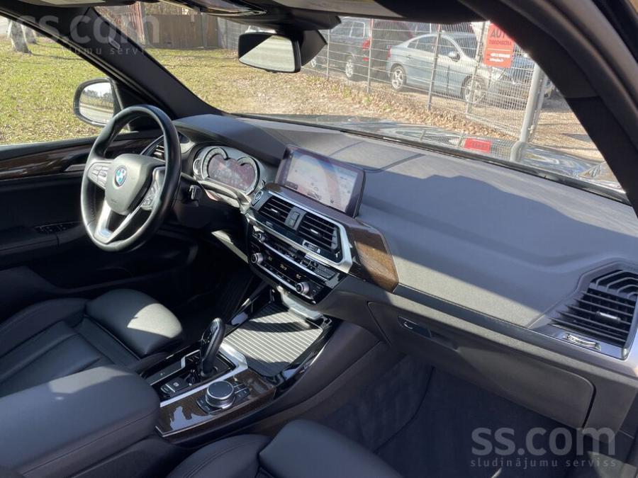 Melns BMW X3 2019 Rīga, ar dzinēja tilpumu 2.00 L un nobraukumu 116 tūkst. km par 18990 €, foto 23 vietnē AUTOMOTO.COM.LV
