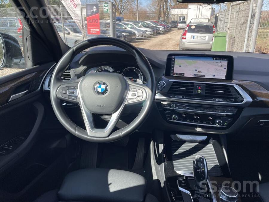 Melns BMW X3 2019 Rīga, ar dzinēja tilpumu 2.00 L un nobraukumu 116 tūkst. km par 18990 €, foto 25 vietnē AUTOMOTO.COM.LV