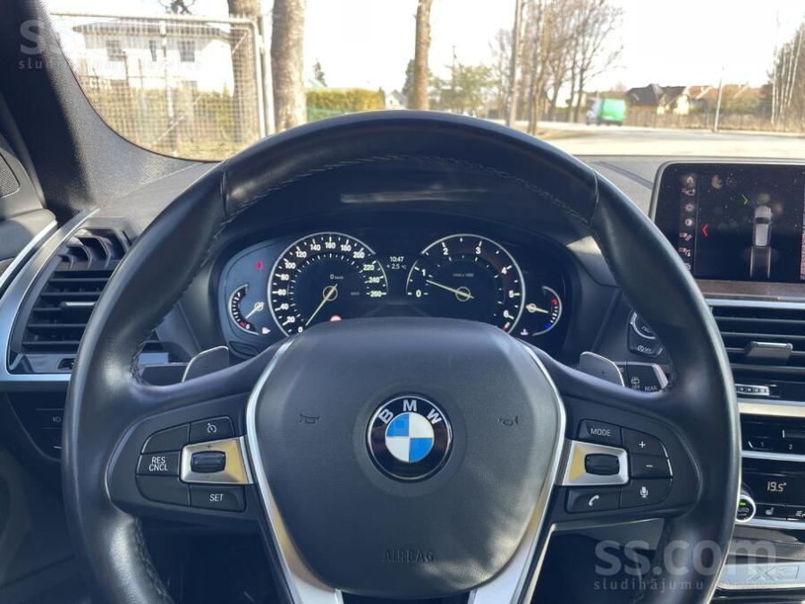 Melns BMW X3 2019 Rīga, ar dzinēja tilpumu 2.00 L un nobraukumu 116 tūkst. km par 18990 €, foto 26 vietnē AUTOMOTO.COM.LV