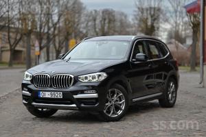 Black BMW X3 2019 in Jelgava, with an engine capacity of 2.00 L and mileage of 0 thousand km for 22500 €, photo 4 on AUTOMOTO.COM.LV