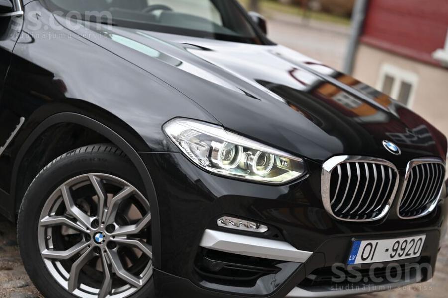 Black BMW X3 2019 in Jelgava, with an engine capacity of 2.00 L and mileage of 0 thousand km for 22500 €, photo 5 on AUTOMOTO.COM.LV