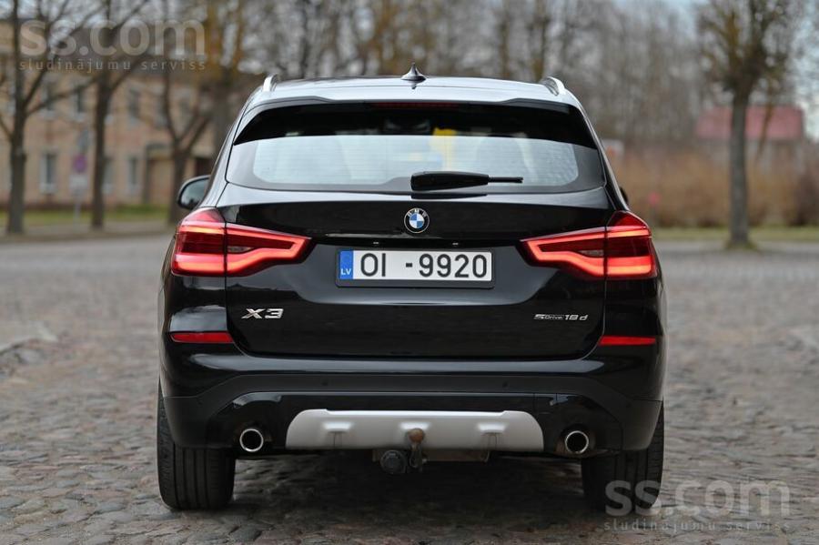 Black BMW X3 2019 in Jelgava, with an engine capacity of 2.00 L and mileage of 0 thousand km for 22500 €, photo 6 on AUTOMOTO.COM.LV