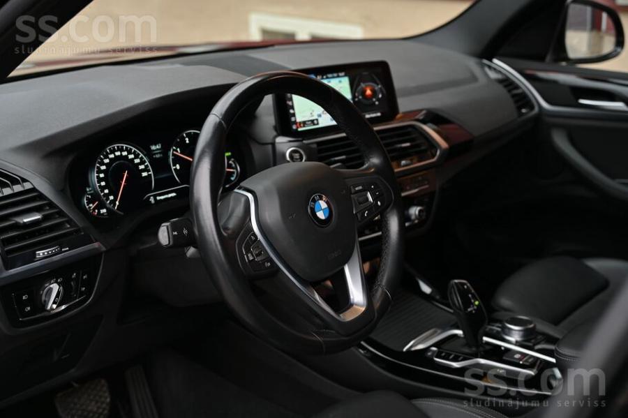 Black BMW X3 2019 in Jelgava, with an engine capacity of 2.00 L and mileage of 0 thousand km for 22500 €, photo 11 on AUTOMOTO.COM.LV