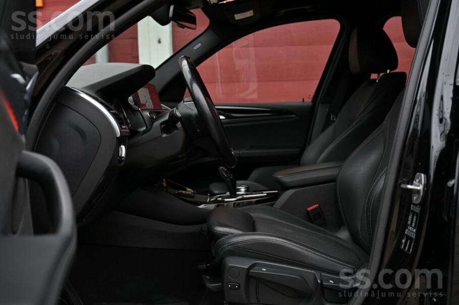 Black BMW X3 2019 in Jelgava, with an engine capacity of 2.00 L and mileage of 0 thousand km for 22500 €, photo 13 on AUTOMOTO.COM.LV