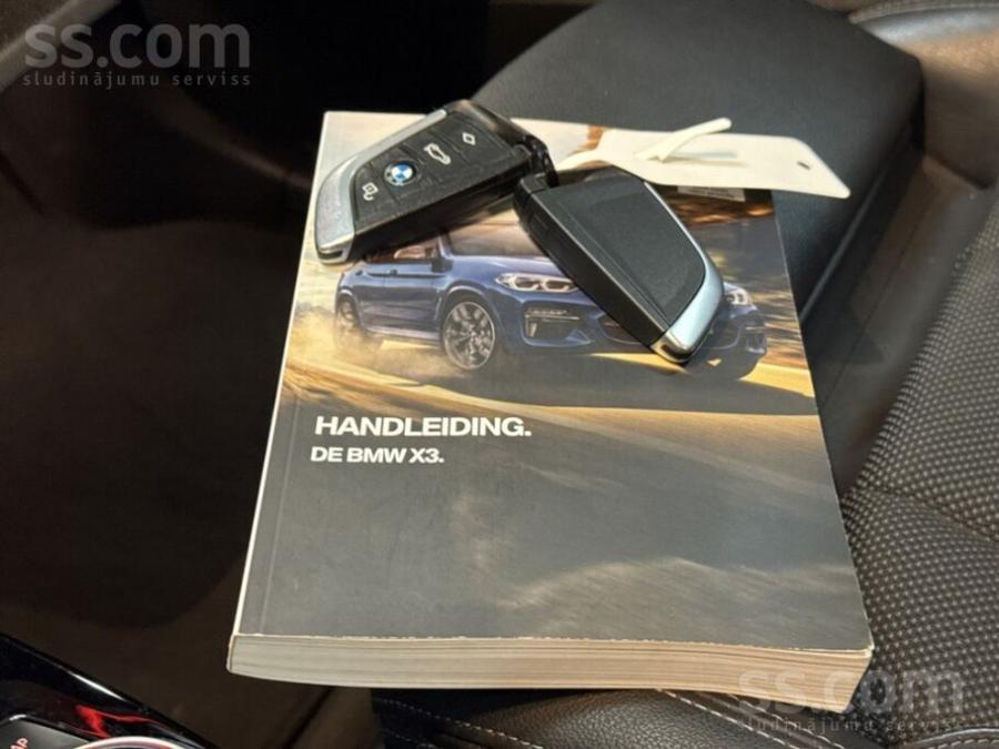 Black BMW X3 2019 in Jelgava, with an engine capacity of 2.00 L and mileage of 0 thousand km for 22500 €, photo 25 on AUTOMOTO.COM.LV