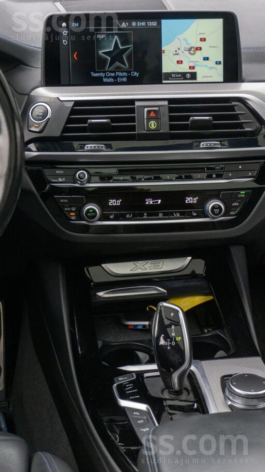 Black BMW X3 2019 in Riga, with an engine capacity of 3.00 L and mileage of 180 thousand km for 26590 €, photo 13 on AUTOMOTO.COM.LV