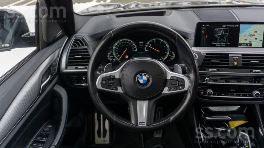 Black BMW X3 2019 in Riga, with an engine capacity of 3.00 L and mileage of 180 thousand km for 26590 €, photo 14 on AUTOMOTO.COM.LV