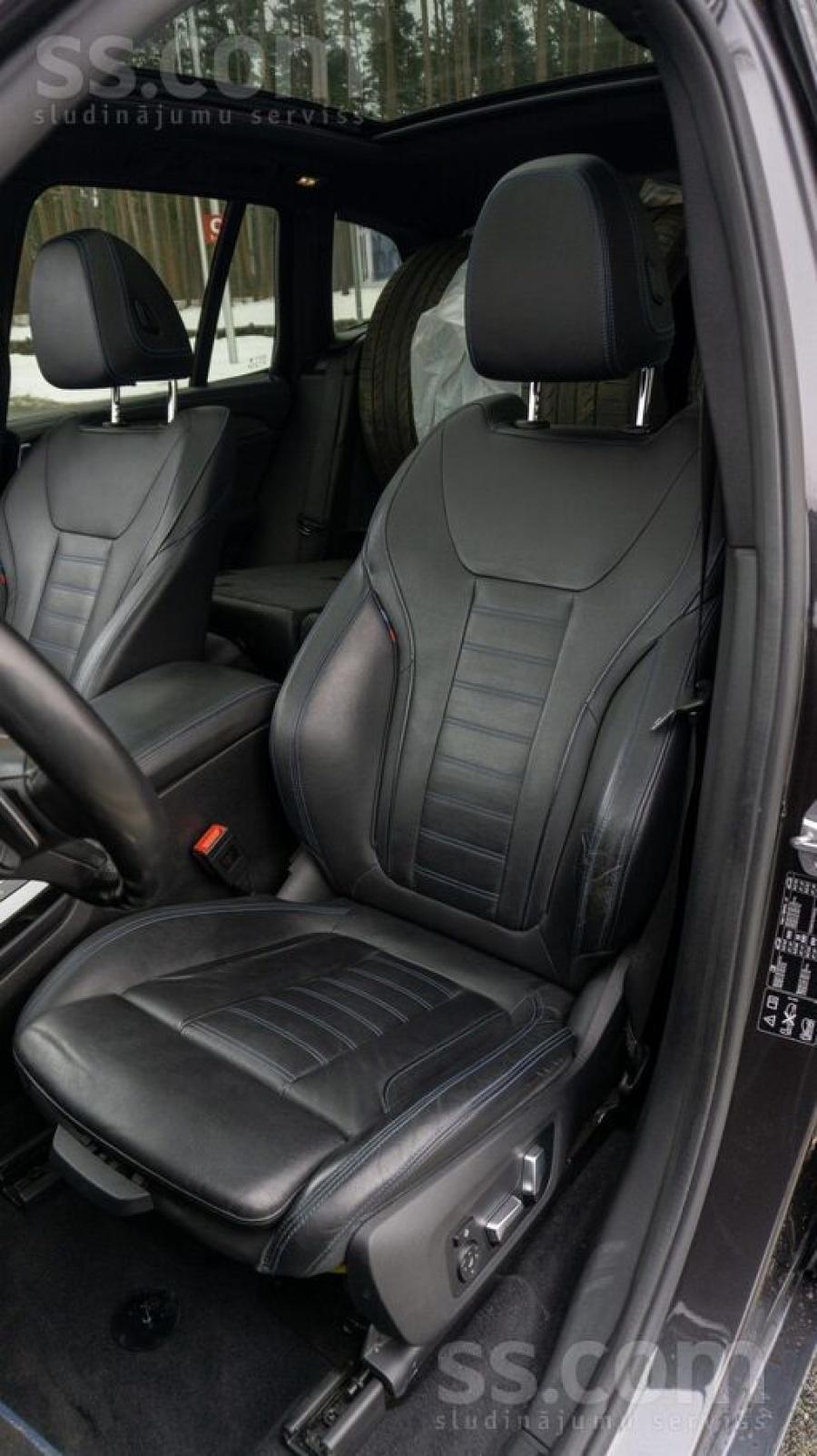 Black BMW X3 2019 in Riga, with an engine capacity of 3.00 L and mileage of 180 thousand km for 25590 €, photo 30 on AUTOMOTO.COM.LV