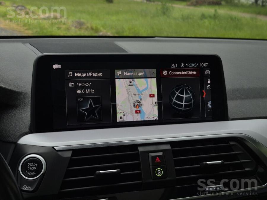 Melns BMW X3 2019 Rīga, ar dzinēja tilpumu 2.00 L un nobraukumu 170 tūkst. km par 21200 €, foto 16 vietnē AUTOMOTO.COM.LV