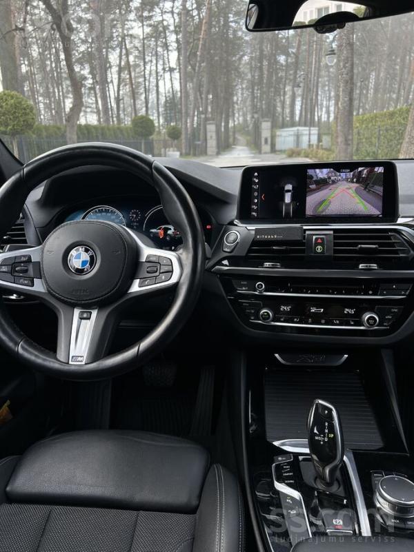 Black BMW X3 2019 in Riga, with an engine capacity of 2.00 L and mileage of 159 thousand km for 26900 €, photo 7 on AUTOMOTO.COM.LV