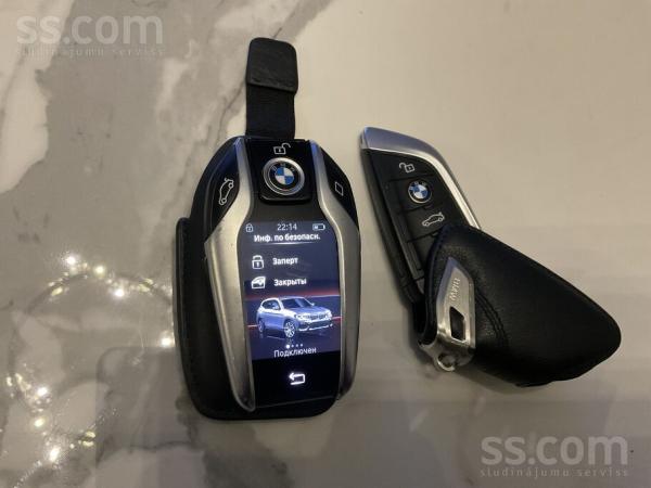 Black BMW X3 2019 in Riga, with an engine capacity of 2.00 L and mileage of 159 thousand km for 26900 €, photo 10 on AUTOMOTO.COM.LV