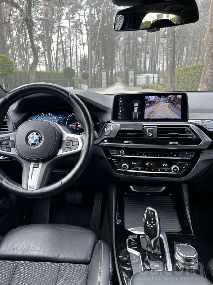 Black BMW X3 2019 in Riga, with an engine capacity of 2.00 L and mileage of 179 thousand km for 21900 €, photo 11 on AUTOMOTO.COM.LV