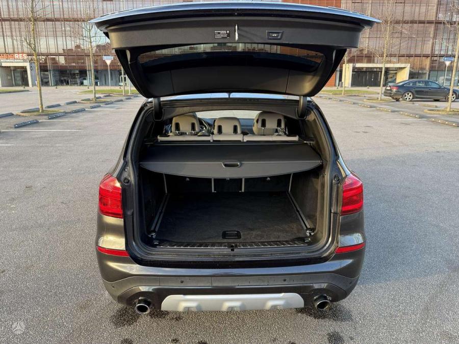 Melns BMW X3 2019 Klaipėda, ar dzinēja tilpumu 2.00 L un nobraukumu 128 tūkst. km par 22500 €, foto 9 vietnē AUTOMOTO.COM.LV