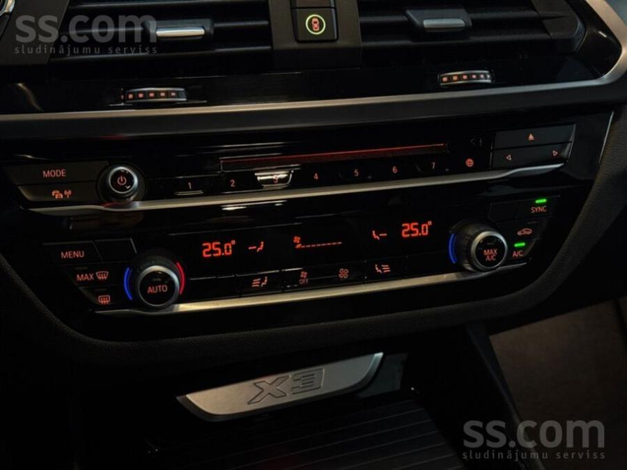 Черный БМВ Х3 2019 в Рига, объемом двигателя 2.00 л и пробегом 235 тыс. км за 21500 €, фото 15 на AUTOMOTO.COM.LV