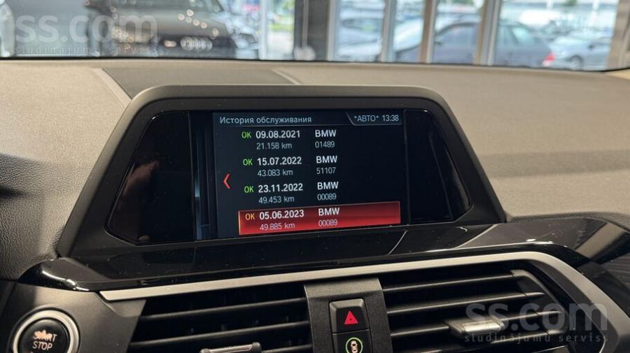 Черный БМВ Х3 2019 в Рига, объемом двигателя 2.00 л и пробегом 134 тыс. км за 20500 €, фото 16 на AUTOMOTO.COM.LV