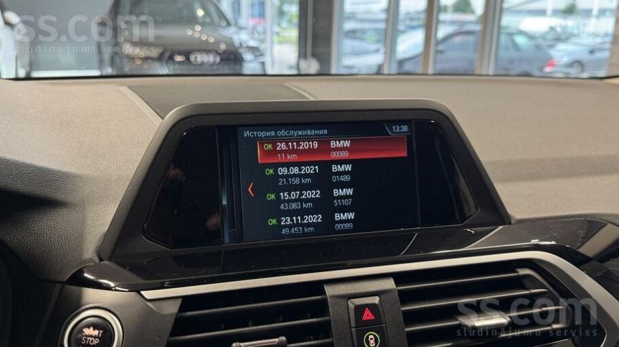 Черный БМВ Х3 2019 в Рига, объемом двигателя 2.00 л и пробегом 134 тыс. км за 20500 €, фото 17 на AUTOMOTO.COM.LV