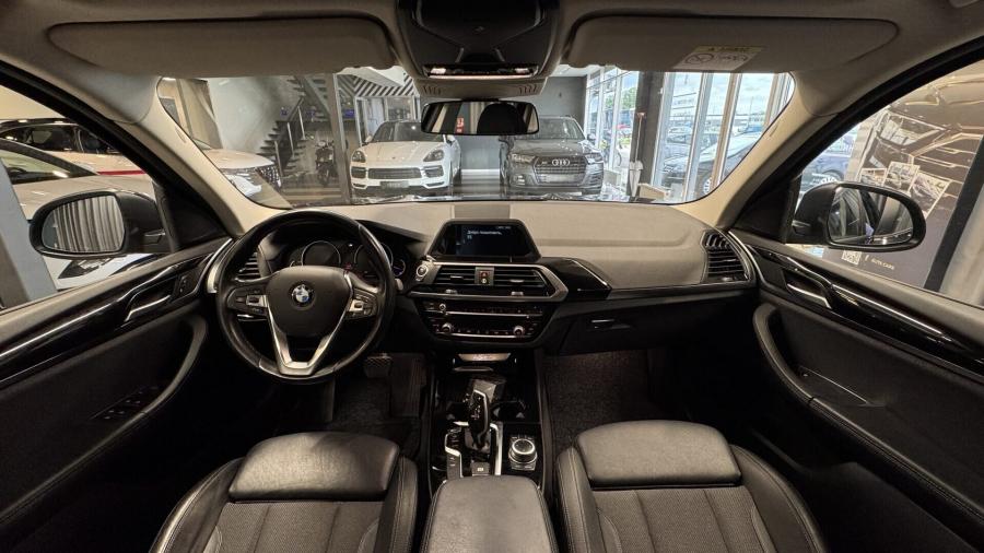 Black BMW X3 2019 in Marupe, with an engine capacity of 2.00 L and mileage of 134 thousand km for 20500 €, photo 8 on AUTOMOTO.COM.LV