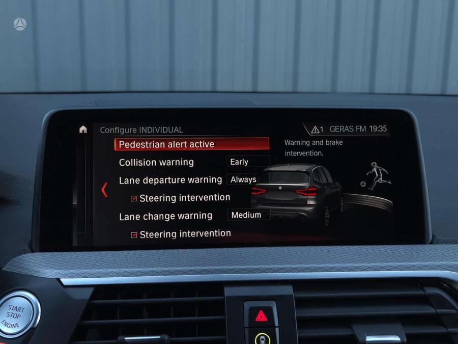 Melns BMW X3 2019 Kauņa, ar dzinēja tilpumu 3.00 L un nobraukumu 260 tūkst. km par 24950 €, foto 39 vietnē AUTOMOTO.COM.LV