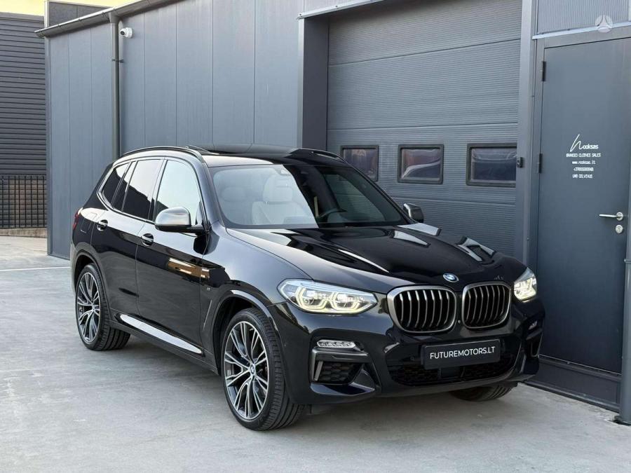 Black BMW X3 2019 in Kaunas, with an engine capacity of 2.99 L and mileage of 259 thousand km for 26999 €, photo 9 on AUTOMOTO.COM.LV
