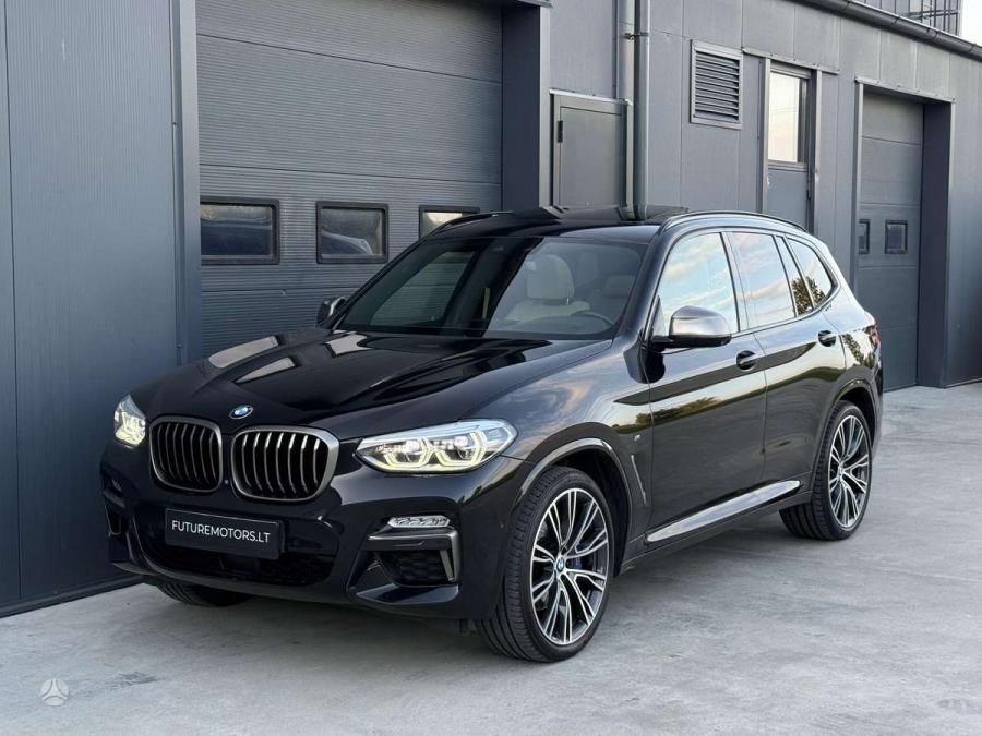 Black BMW X3 2019 in Kaunas, with an engine capacity of 2.99 L and mileage of 259 thousand km for 26999 €, photo 13 on AUTOMOTO.COM.LV