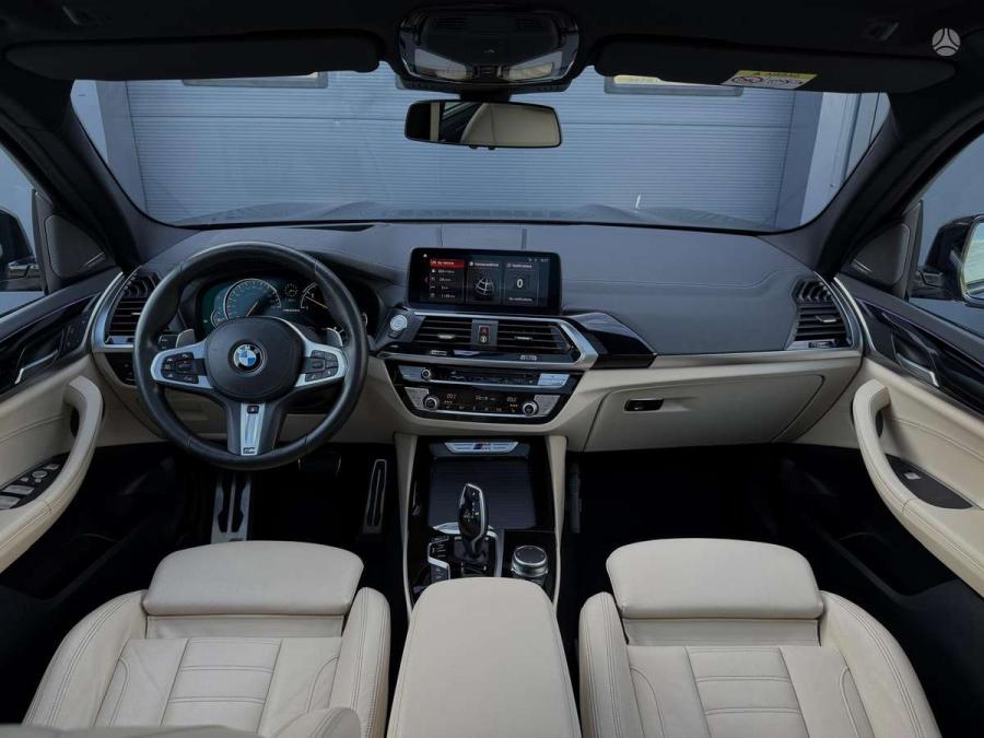 Black BMW X3 2019 in Kaunas, with an engine capacity of 2.99 L and mileage of 259 thousand km for 26999 €, photo 17 on AUTOMOTO.COM.LV